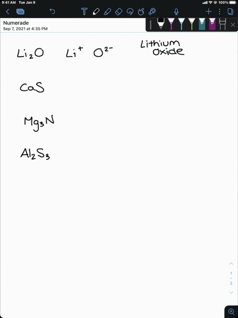 SOLVED:Determine the ionic charge on each atom in the following ...