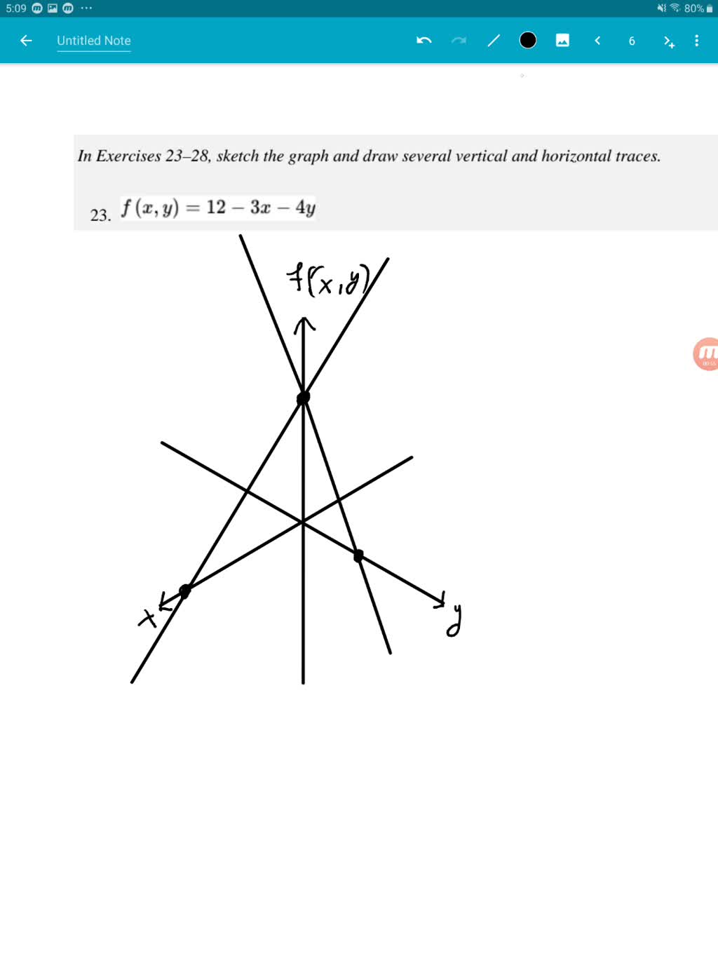 SOLVED:Sketch the graph and draw several vertical and horizontal traces ...