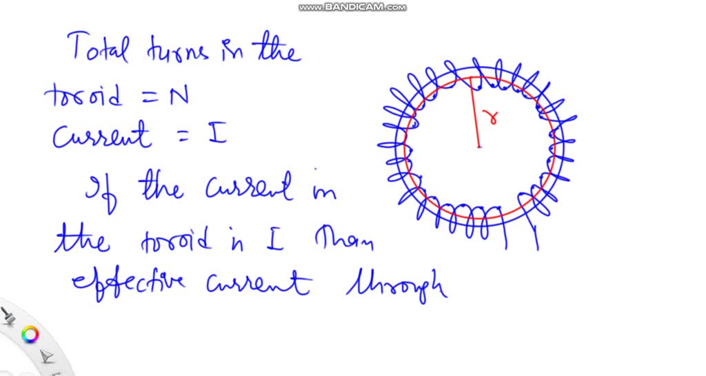 SOLVED:A toroid is like a solenoid that has been bent around in a ...