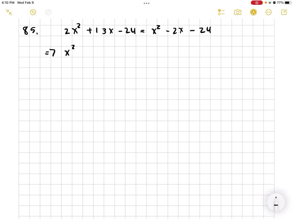 SOLVED: deseo resolver la siguiente ecuacion de segundo grado: x(2x-4 ... SOLVED: deseo resolver la siguiente ecuacion de segundo grado: x(2x-4 ...