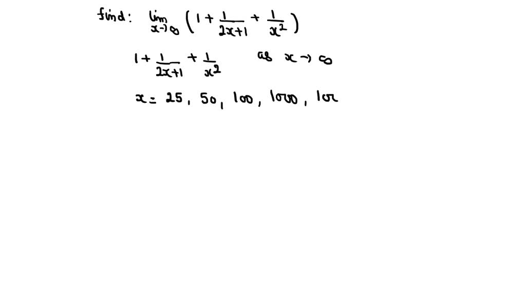⏩SOLVED:Use tables of values to make educated guesses for each of ...