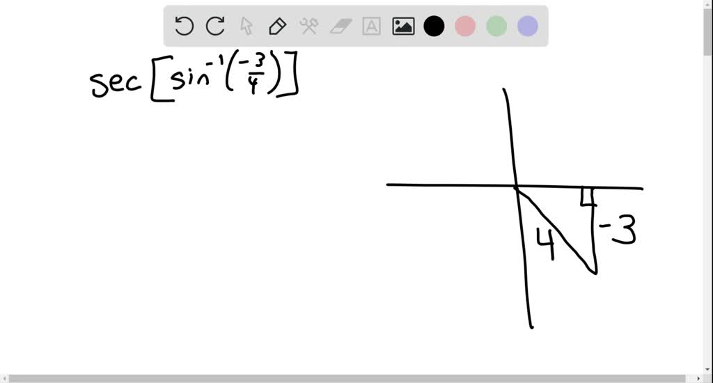 SOLVED Find The Exact Value Of The Given Quantity sec left sin 1 