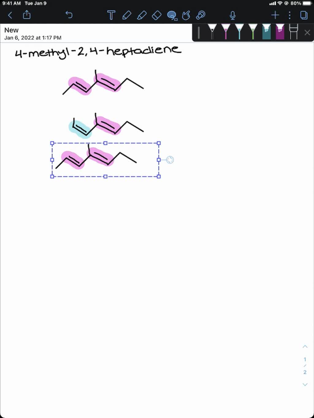 SOLVED:Draw the four distinct geometric isomers of 4 -methyl-2, 4-heptadiene.