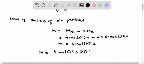 SOLVED:An \alpha -particle accelerated through V volt is fired towards a nucleus. It distance of ...