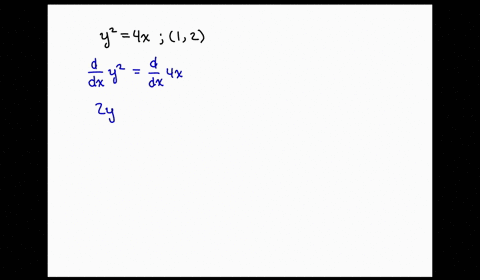 SOLVED:Implicit differentiation Carry out the following steps. a. Use implicit differentiation ...