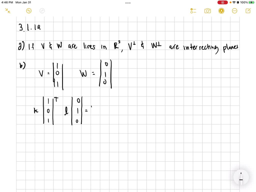 SOLVED:( Why are these statements false? (a) If 𝐕 is orthogonal to 𝐖 ...