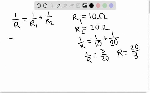 SOLVED:If two electrical resistances, R1 and R2, are connected in ...