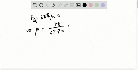 SOLVED:Using Stokes' law, verify that the units for viscosity are ...
