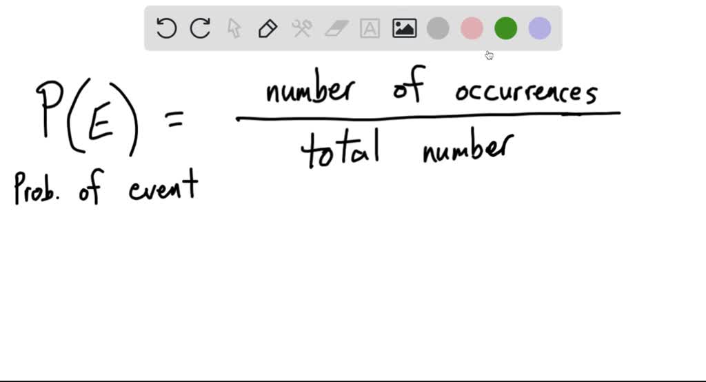 SOLVED:Calculate the (modeled) probability P(E) using the given ...