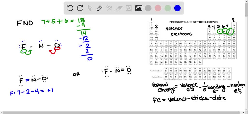 SOLVED:Write the Lewis structure for nitrosyl fluoride, FNO. Using only ...