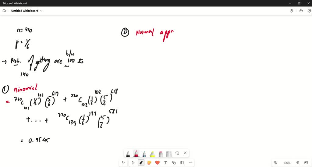 SOLVED: A die is tossed 90 times. Find the probability of getting 15 ...
