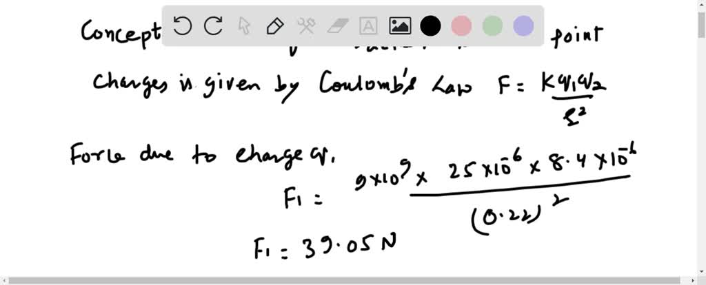 Two point charges are fixed on the y axis: a negative point charge q1=-25 μC at y1=+0.22 m and a ...