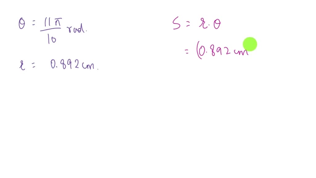 Find the length to three significant digits of each arc intercepted by ... Find the length to three significant digits of each arc intercepted by ...