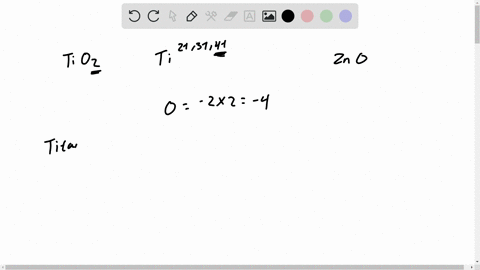 ⏩SOLVED:Titanium dioxide and zinc oxide are common names of two of ...