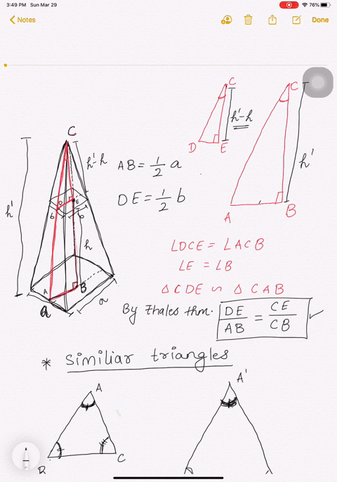 SOLVED:Find the volume V of a regular tetrahedron (Figure 22) whose ...
