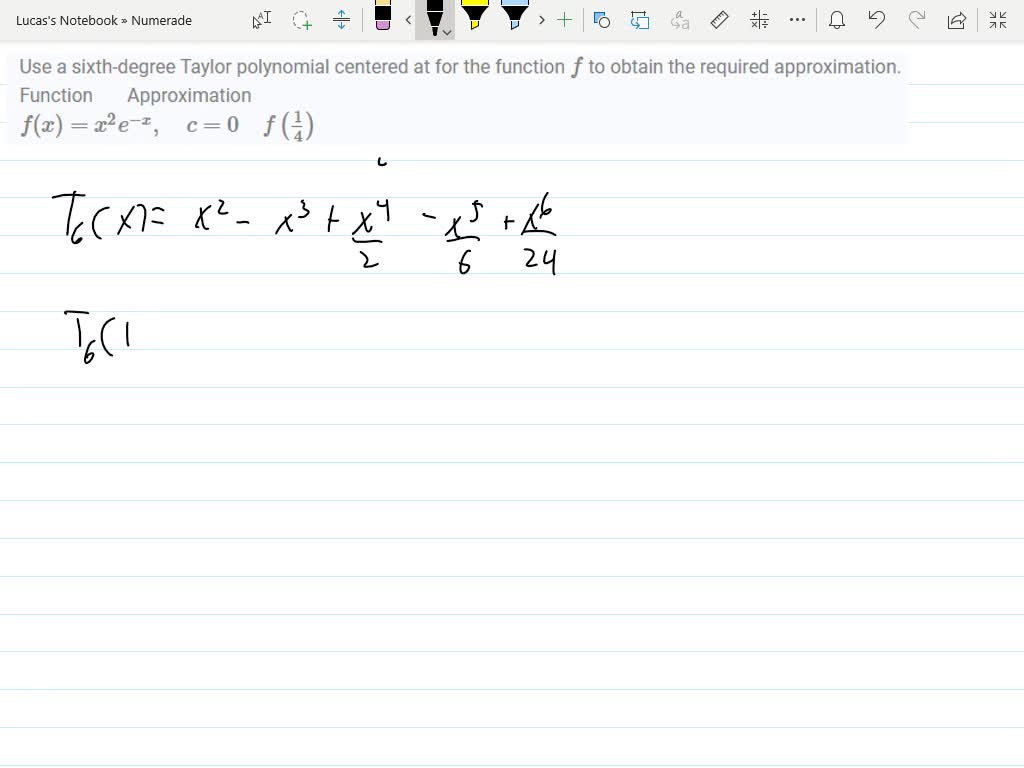 SOLVED:Use a Taylor series expansion to derive a centered finite-difference approximation to the ...