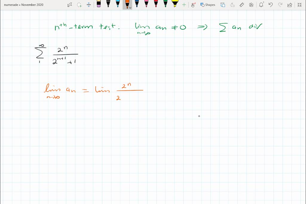 Match the series with the graph of its sequence of partial sums. [The ...