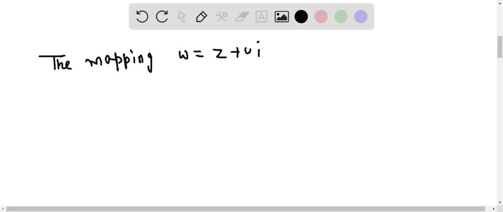 SOLVED:A region R in the z -plane and a complex mapping w=f(z) are given. In each case, find the ...