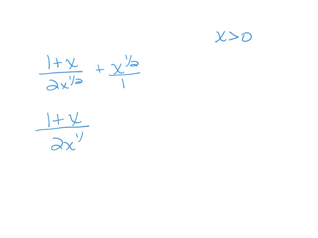 SOLVED:Expression as a single quotient in which only positive exponents ...
