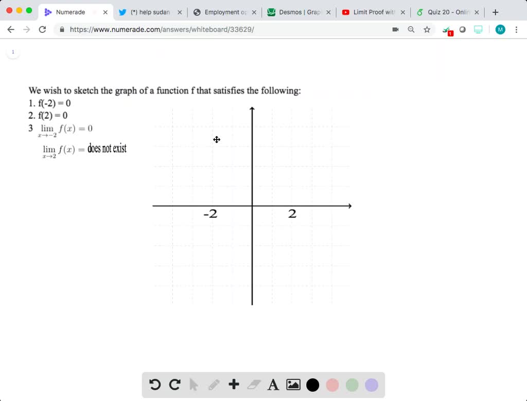 Solved In Exercises 23 And 24 Sketch A Graph Of A Function F That Satisfies The Given Values