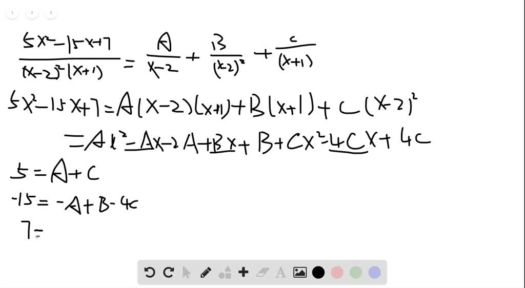 SOLVED:Express each of the following in partial fractions: \frac{35 x+ ... SOLVED:Express each of the following in partial fractions: \frac{35 x+ ...