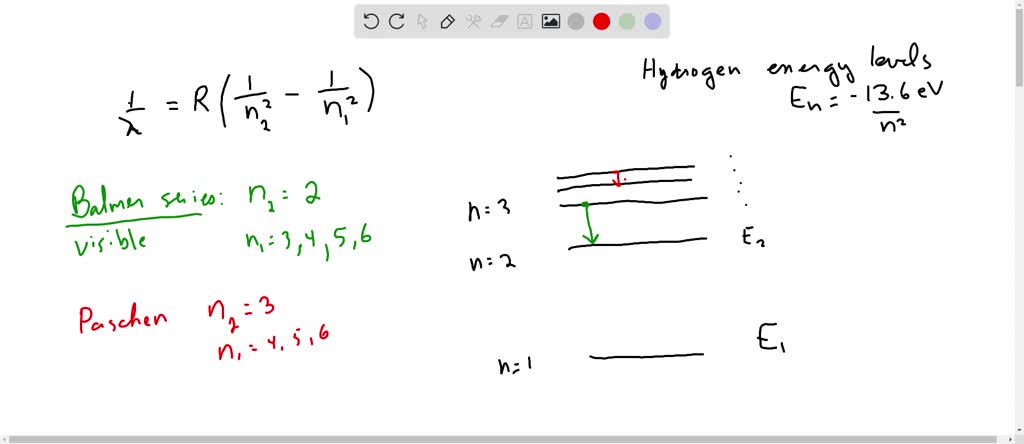 SOLVED:In what part of the EM spectrum does the Lyman series of ...