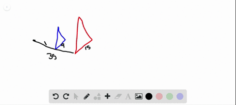 SOLVED:In Exercises 25-28, the red is the image of the blue after a dilation with center C. Find ...