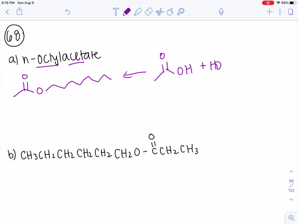 SOLVED:How would you synthesize the following esters? a. n ...