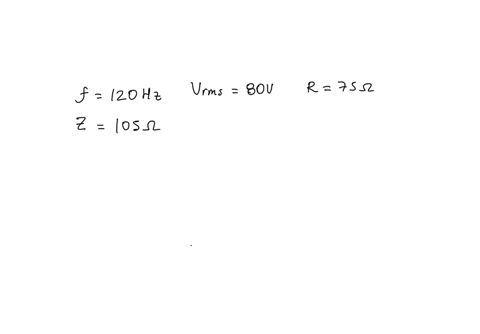 ⏩SOLVED:t An L-R-C series circuit is connected to a 120 Hz ac… | Numerade