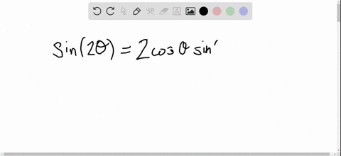 SOLVED:The Double-angle Formula for the sine function is sin(2 θ)=