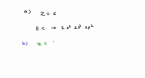 SOLVED:Write the ground-state electron configuration of (a) carbon, (b ...