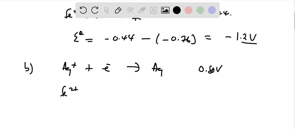 Solved For Each Of The Following Reactions Determine The Overall
