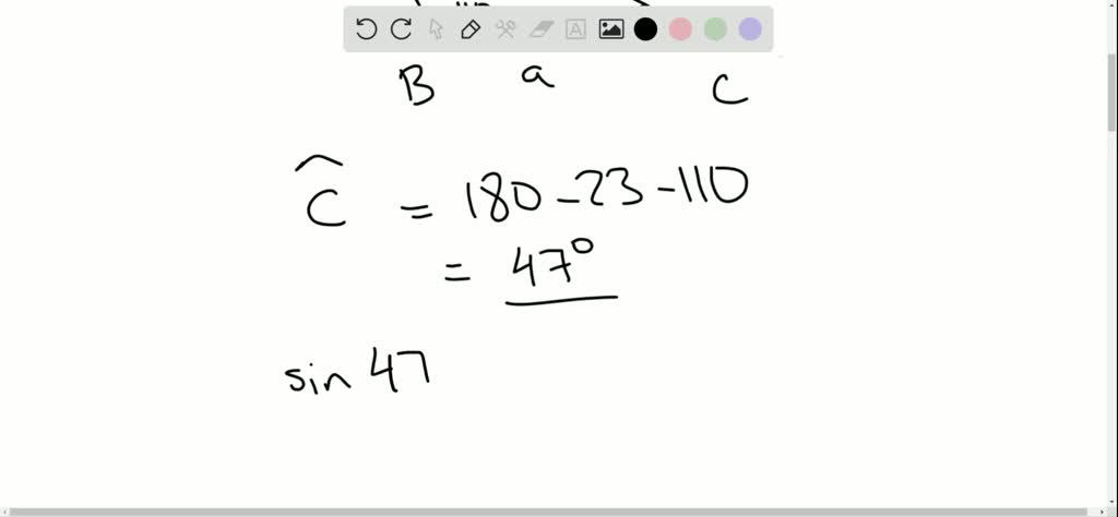SOLVED:Solving a Triangle Sketch each triangle, and then solve the ... SOLVED:Solving a Triangle Sketch each triangle, and then solve the ...