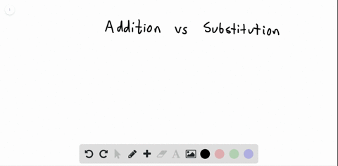 SOLVED:Compare substitution and addition reactions.