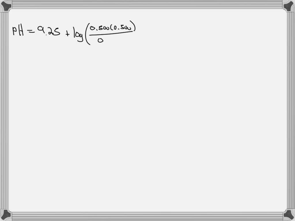 SOLVED:A buffer solution is prepared by adding 0.125 mol ammonium chloride to 500 . mL of 0.500 ...