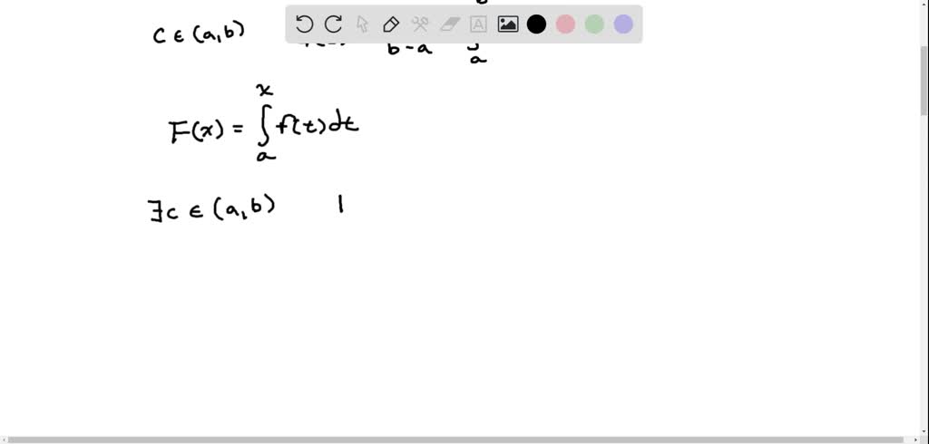 SOLVED Prove The Mean Value Theorem For Integrals By Applying The Mean Value Theorem For 
