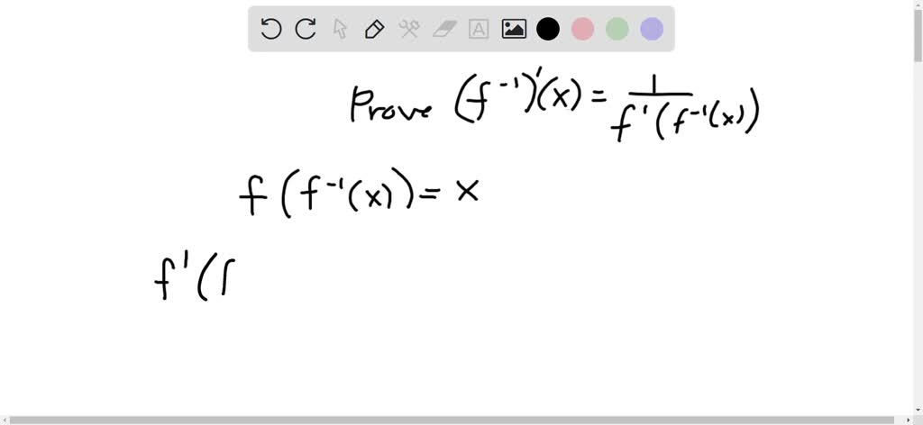 SOLVED:Derivatives of Inverse Functions Suppose that f is a oneto-one ... SOLVED:Derivatives of Inverse Functions Suppose that f is a oneto-one ...