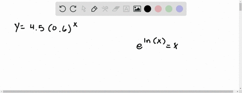 SOLVED:Rewrite the equation in terms of base e. Express the answer in ...
