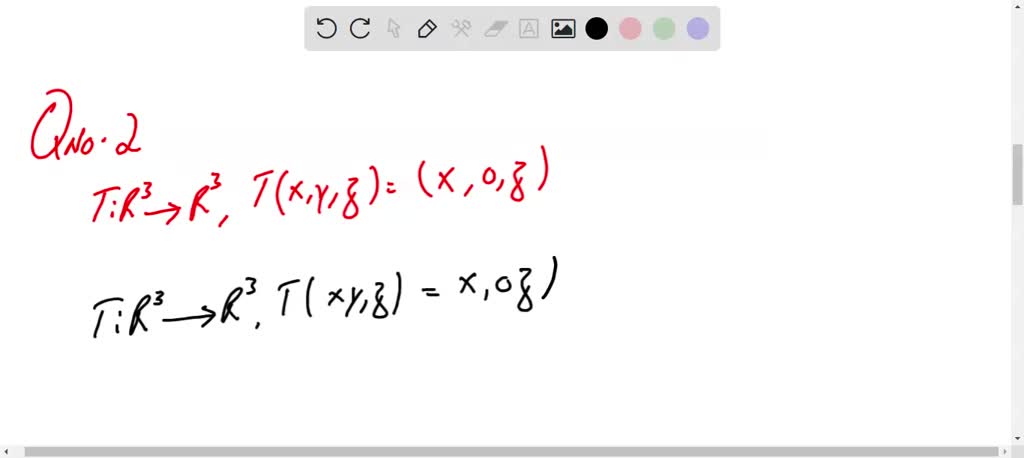 SOLVED:Find the kernel, range, rank, and nullity of the given linear transformation. T: ℝ^3 →ℝ^2 ...