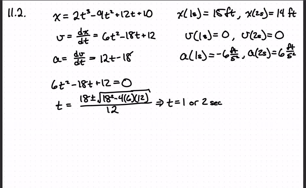 ⏩SOLVED:The motion of a particle is defined by the relation x=2… | Numerade