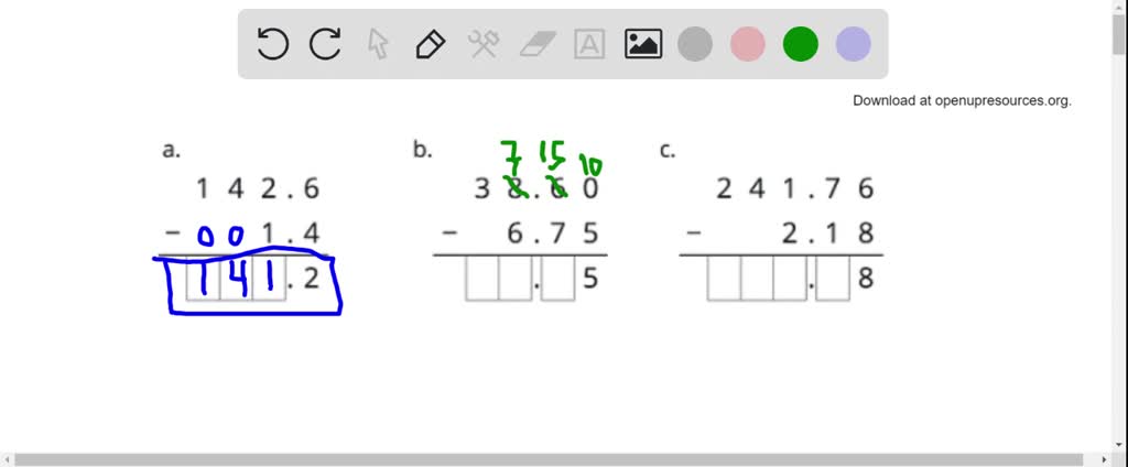 ⏩SOLVED:Complete the calculations so that each shows the correct ...