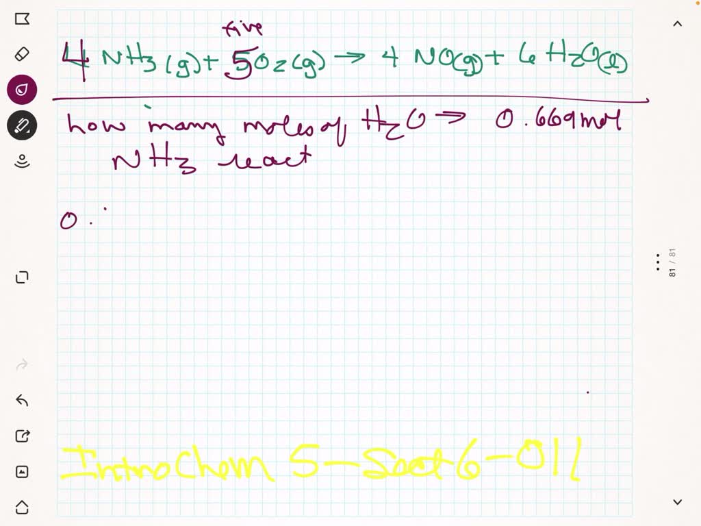 SOLVED: How many moles of NH₃ can be produced from 7.46 moles of ... SOLVED: How many moles of NH₃ can be produced from 7.46 moles of ...