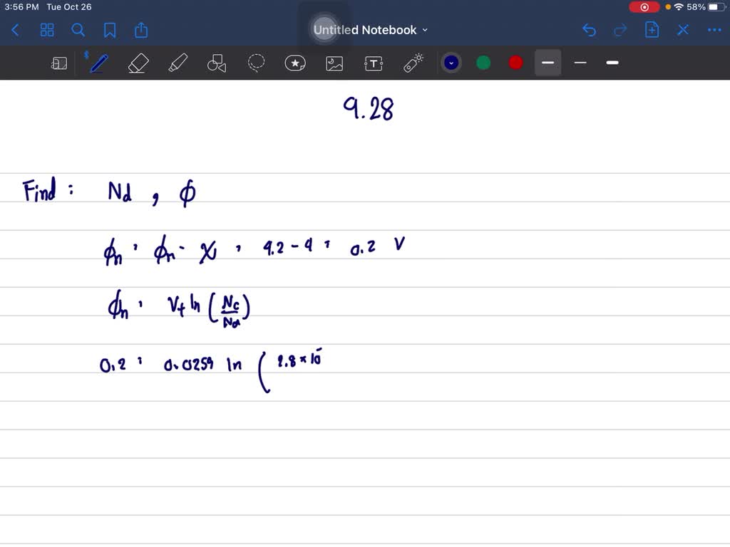 SOLVED:A metal with a work function ΦM=4.8 eV is evaporated onto a ...