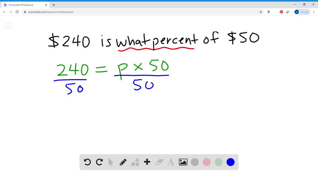 SOLVED 50 Is 2 Of What Number 