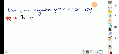 SOLVED:Why should magnesium form a metallic solid?