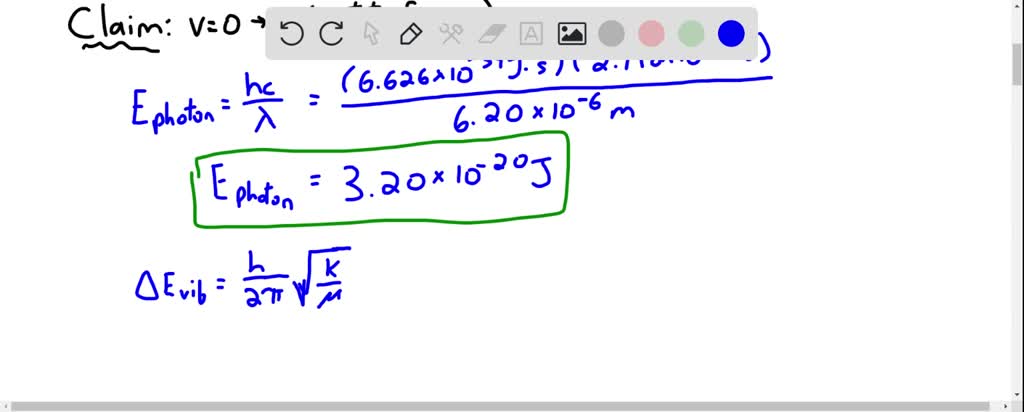 The effective force constant of a vibrating HCl molecule is k=480 N / m ...