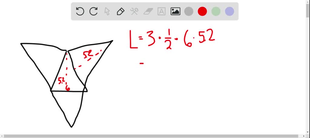 SOLVED:Draw a net of each solid. Then find the lateral and surface area of each solid.