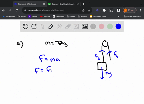 SOLVED:A window washer pulls herself upward using the bucket-pulley ...