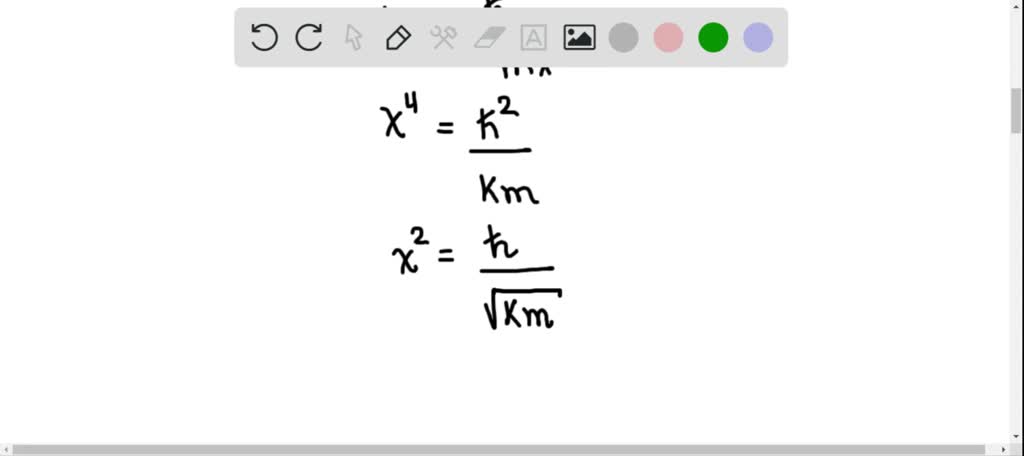 SOLVED: Zero-Point Energy. Consider a particle with mass m moving in a potential U=(1)/(2) k x^2 ...