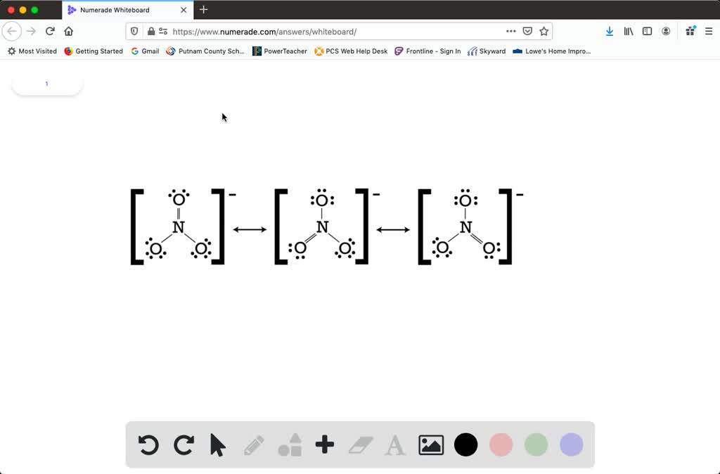 SOLVED: The three NO bonds in NO3^- are all equivalent in length and ...